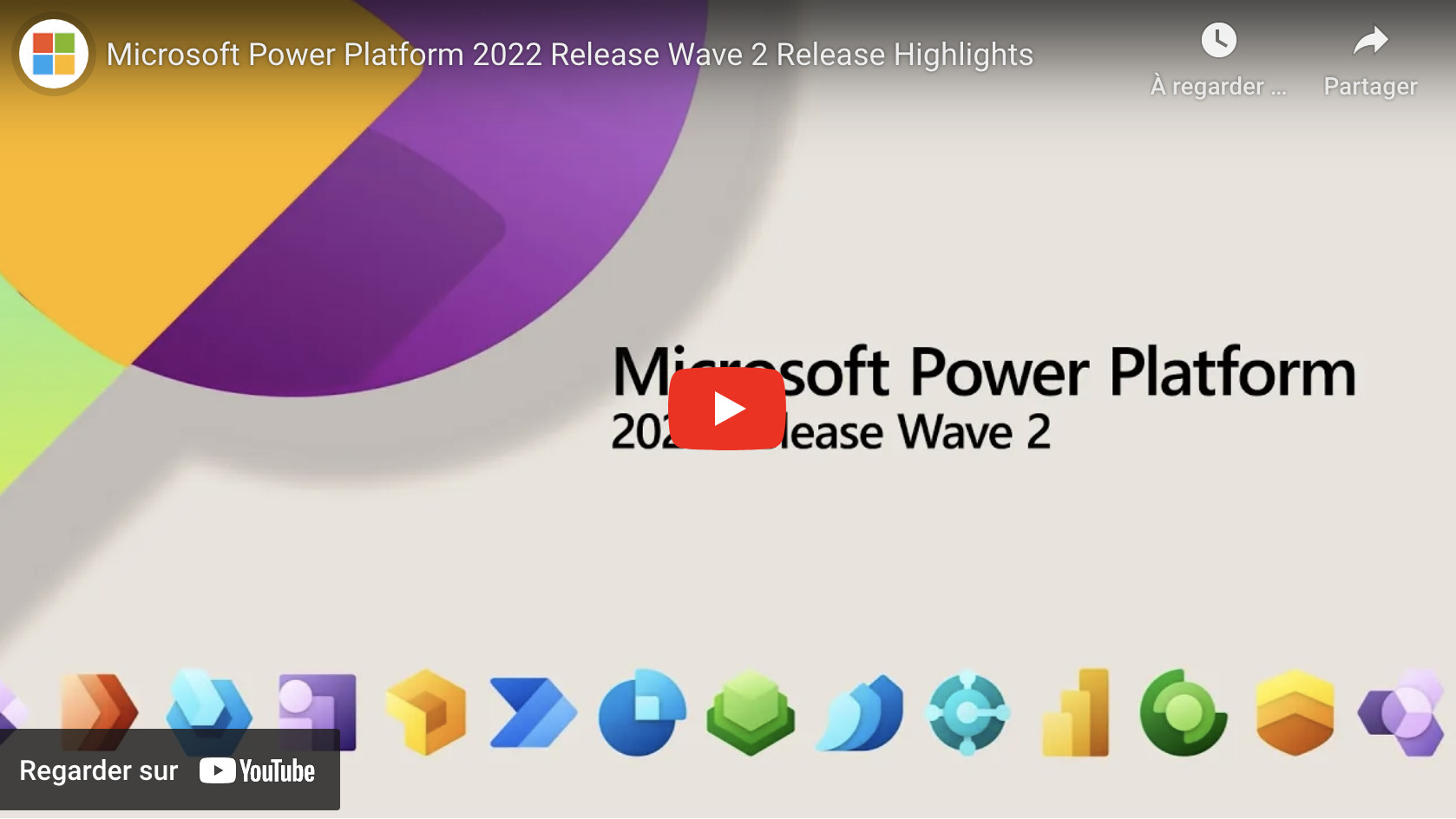 Points forts de la version 2022 de Power Platform